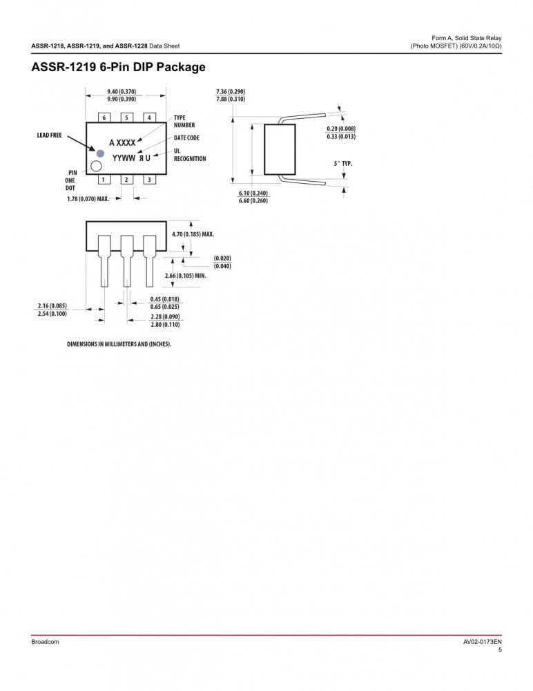 ASSR-1218 family datasheet page 5