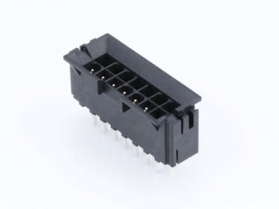 Mini-Fit BMI First Mate/Last Break Header, Compliant Pin Interface, Dual Row, Vertical, 14 Circuits, 6.25mm Tail Length, Tin (Sn) Plating for sale