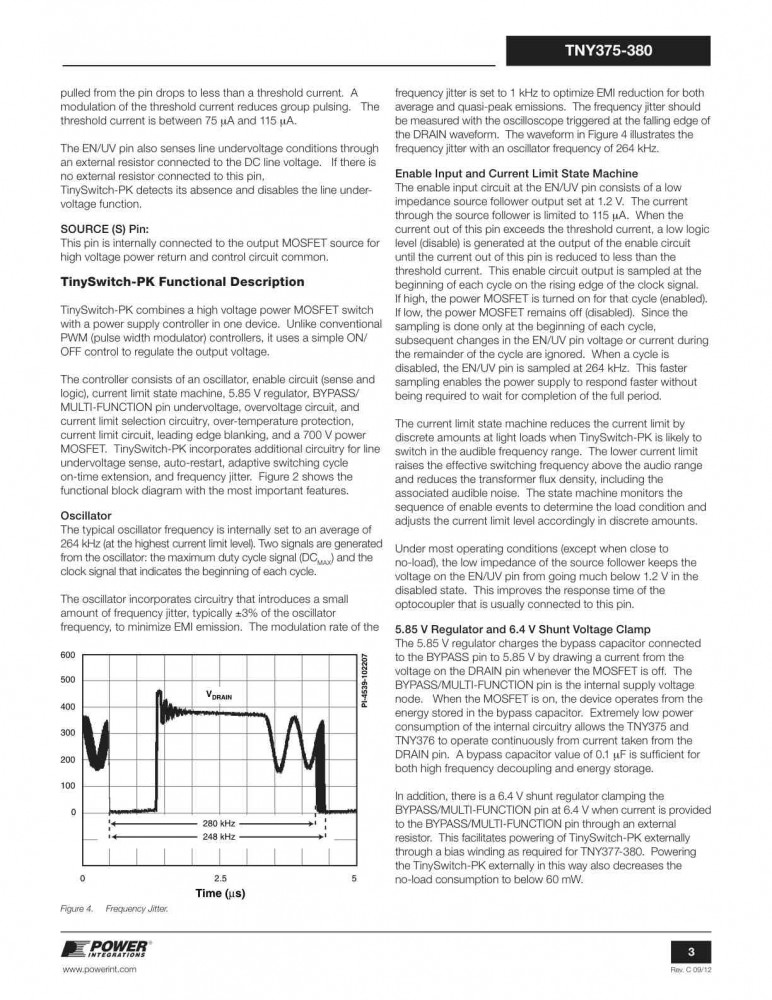 TNY380GN technical document page 3