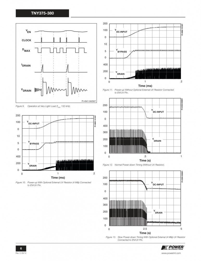 TNY380GN technical document page 6