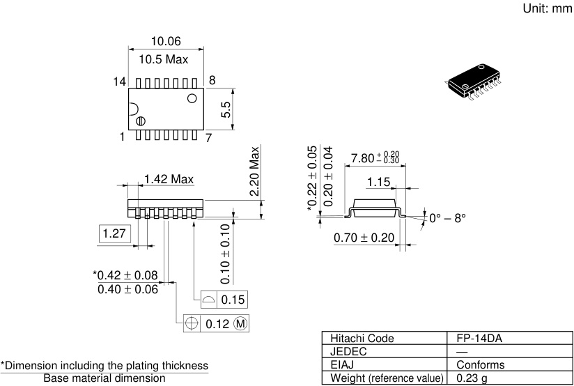 Hitachi 74LS86 technical document page 3