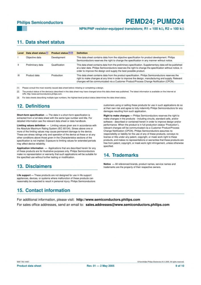 PEMD24 datasheet page 10
