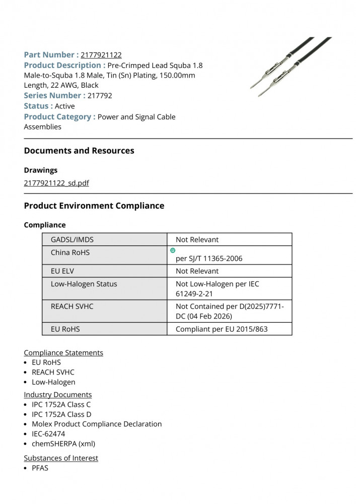 2177921122 product drawing, page 1