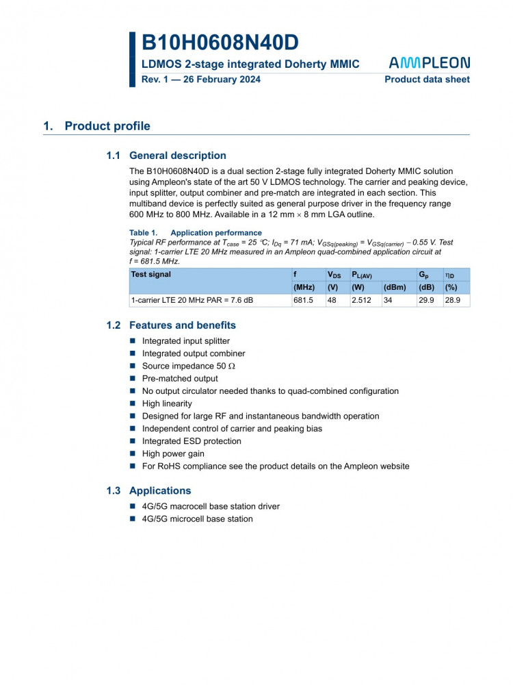 B10H0608N40D datasheet page 1