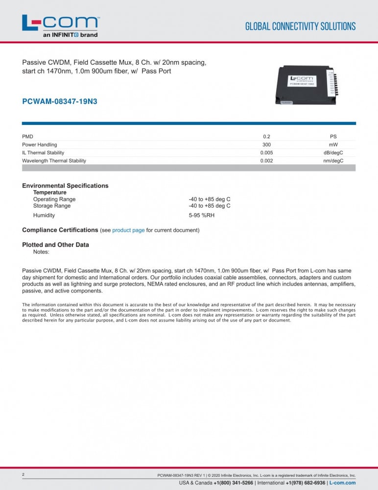 PCWAM-08347-19N3 technical document page 2