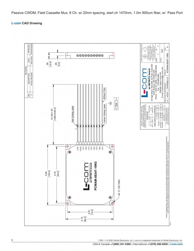 PCWAM-08347-19N3 technical document page 3