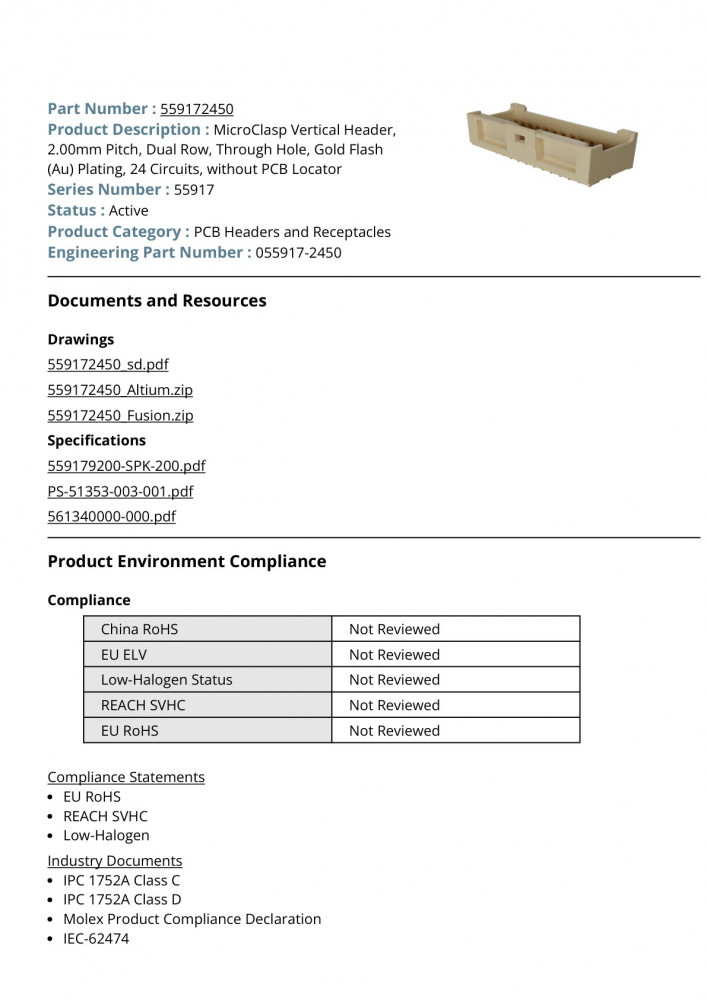 Product document image, page 1
