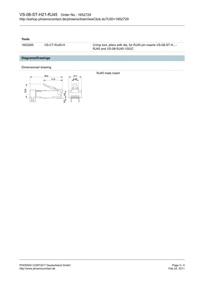 Phoenix Contact 1652729 technical document page 3