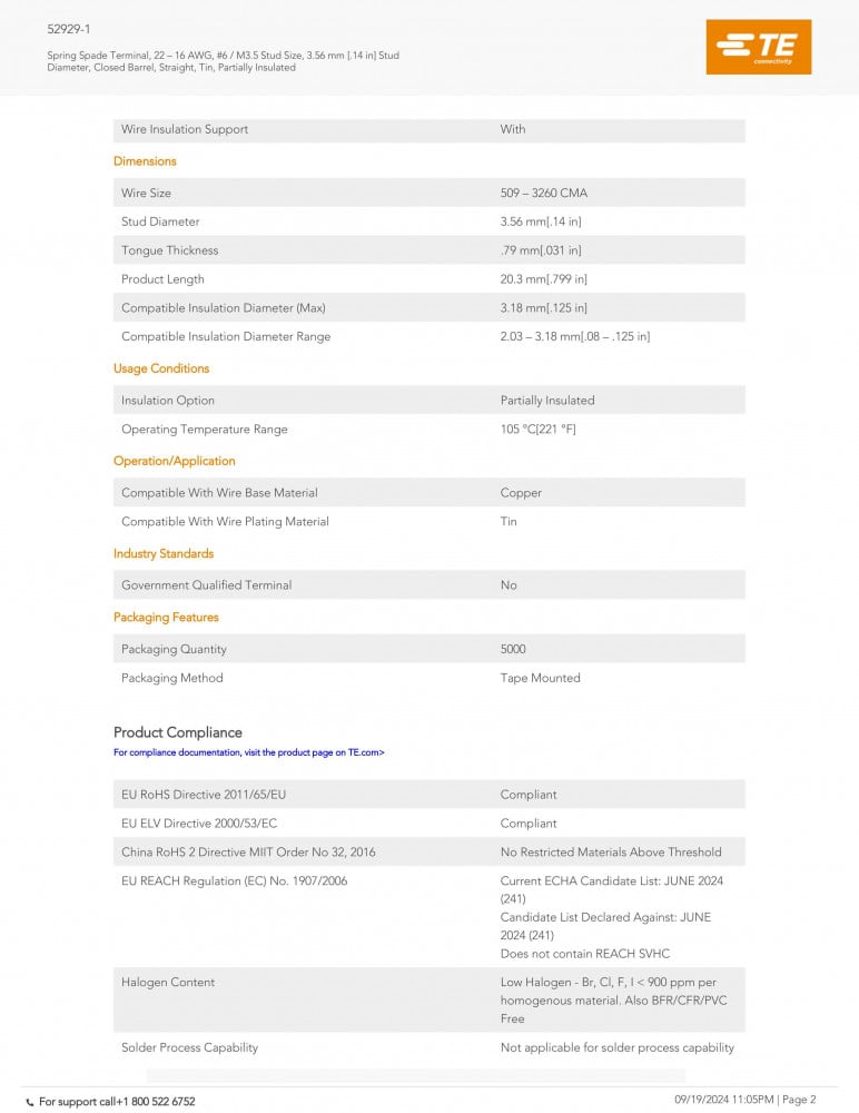 52929-1 technical document page 2