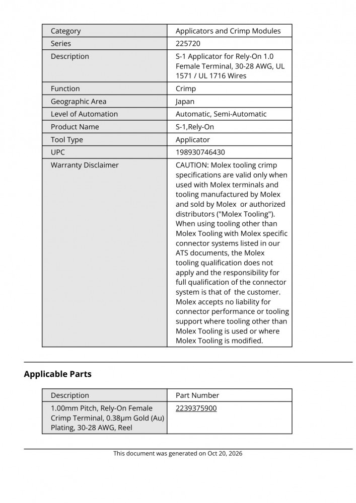 Molex 2257203700 product document image, page 2
