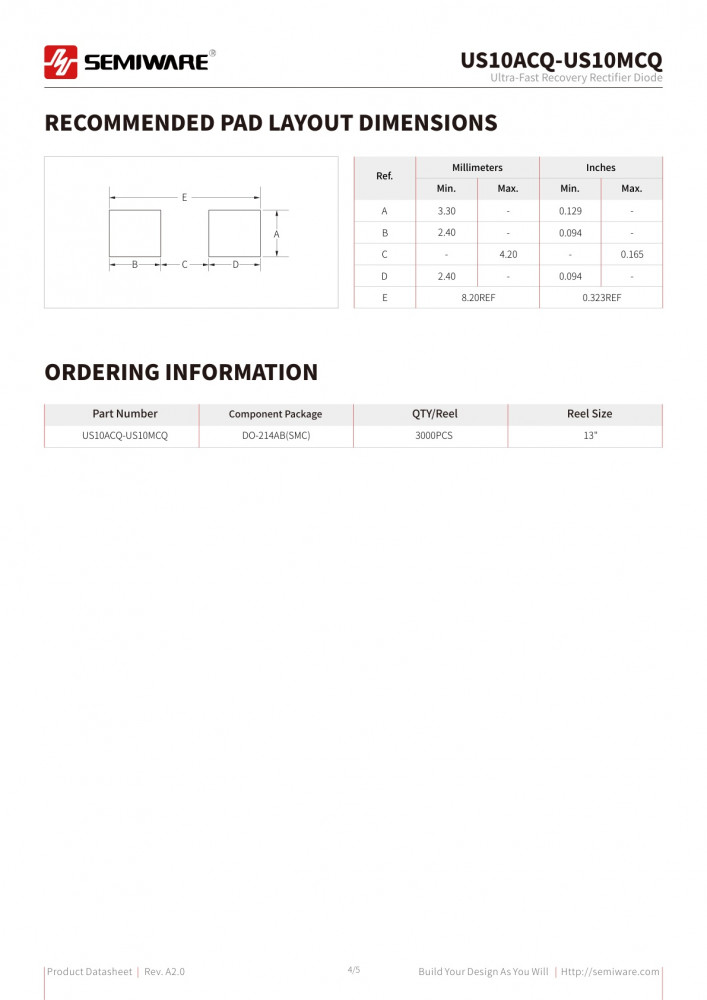 SEMIWARE US10DCQ datasheet preview, page 4
