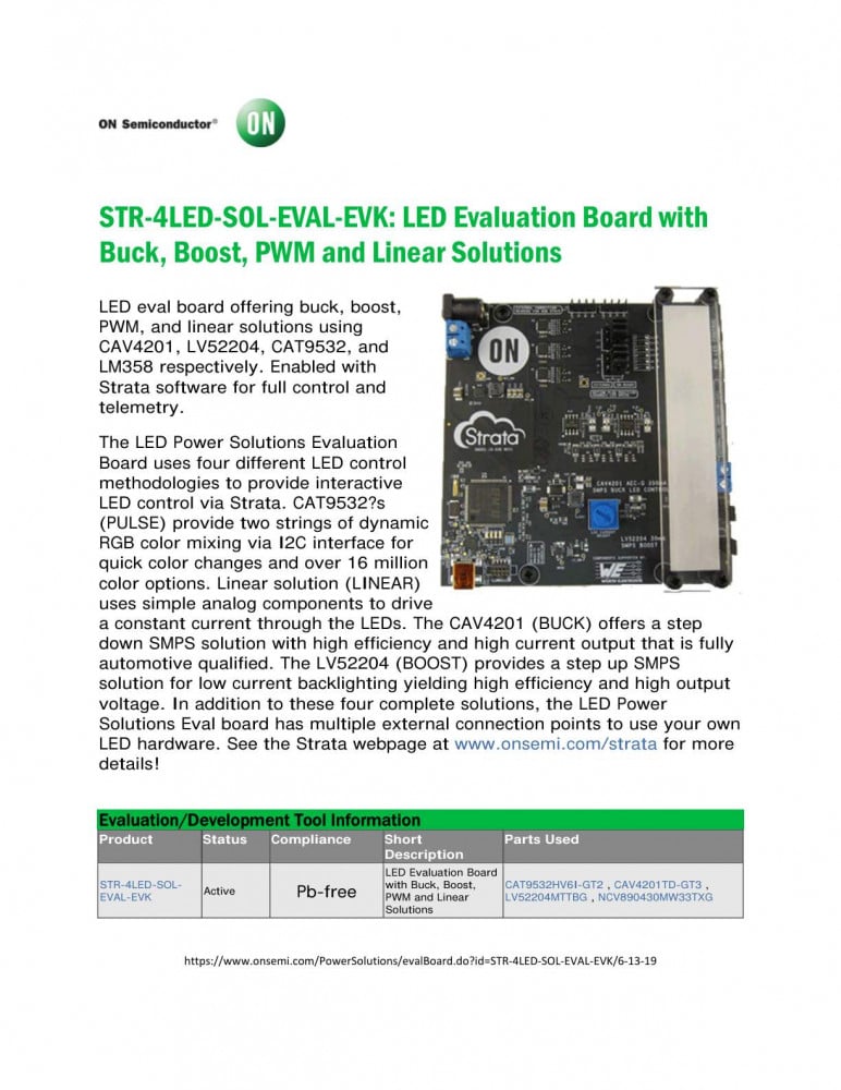 STR-4LED-SOL-EVAL-EVK technical document preview