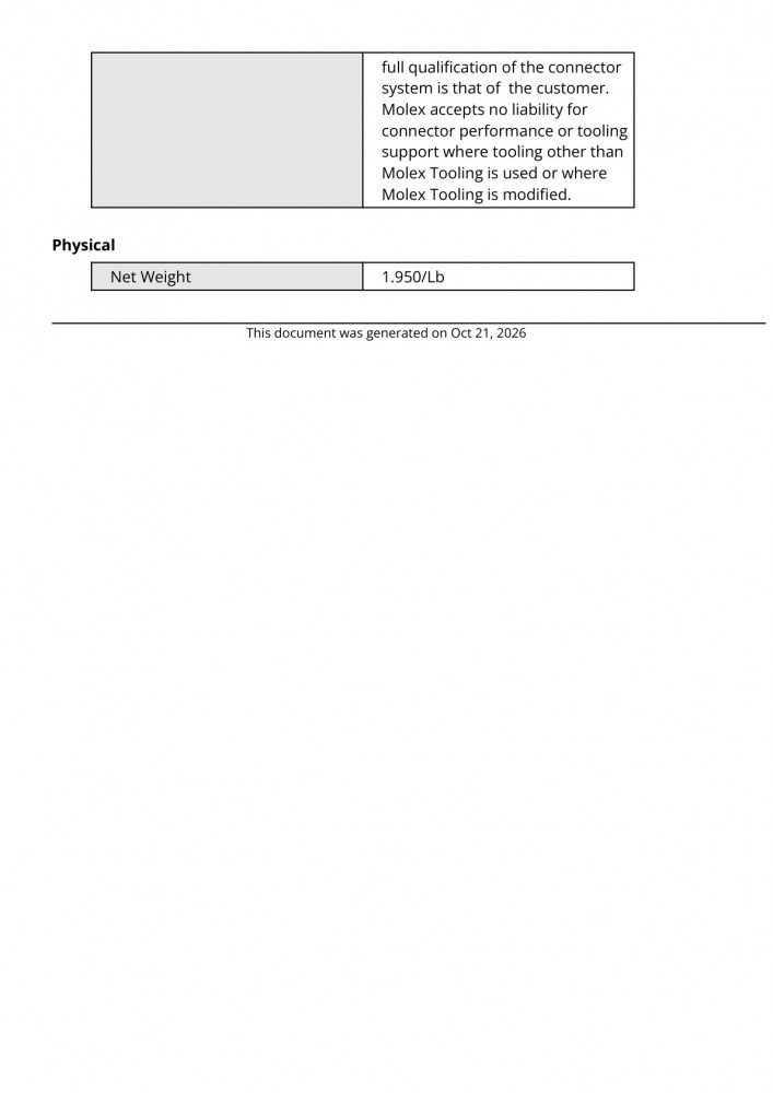 Product document image 3 for MOLEX 640160200