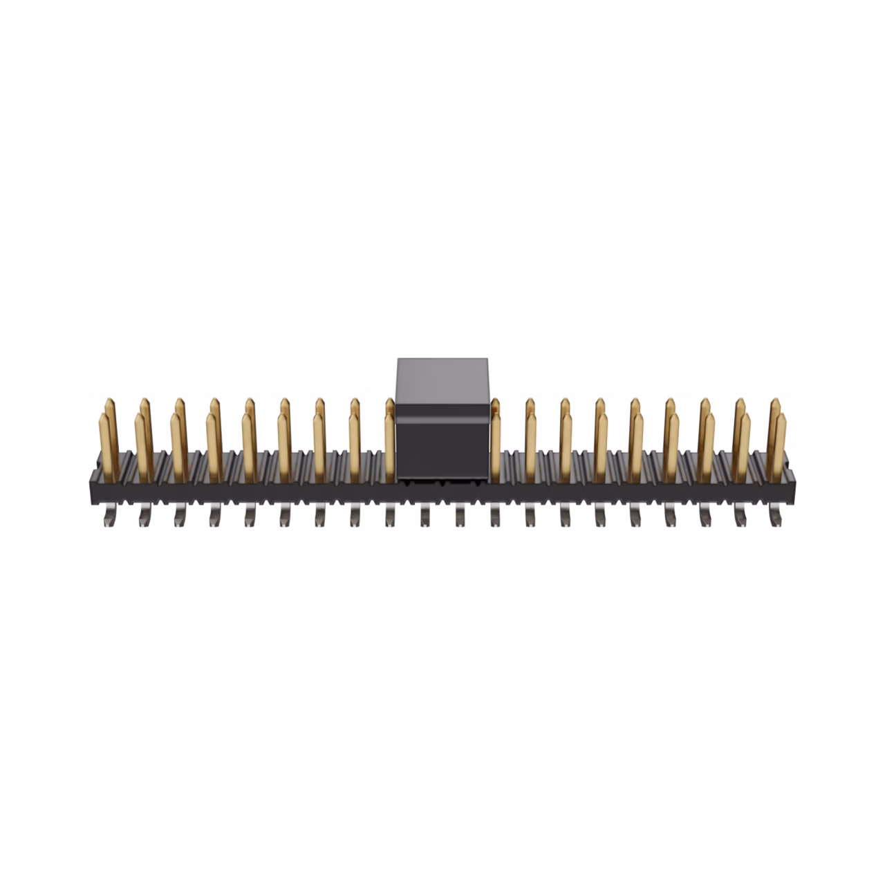 Milli-Grid Header, Vertical, Surface Mount, 40 Circuits, 0.76µm Gold (Au) Plating, Mating Pin Length 3.80mm, with Cap, Tape and Reel, Lead-Free for sale