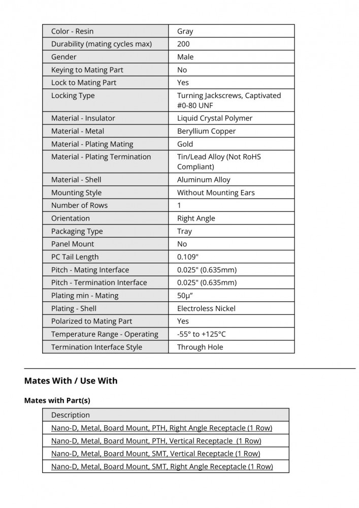 Technical document page 2 for NK-1E2-037-325-JC00