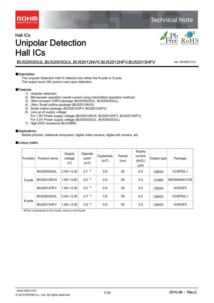 BU52012NVX-TR technical document page 1