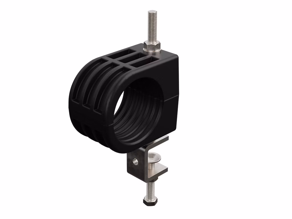 Dual Side, 3-Hole, Feeder Clamp for 5/8