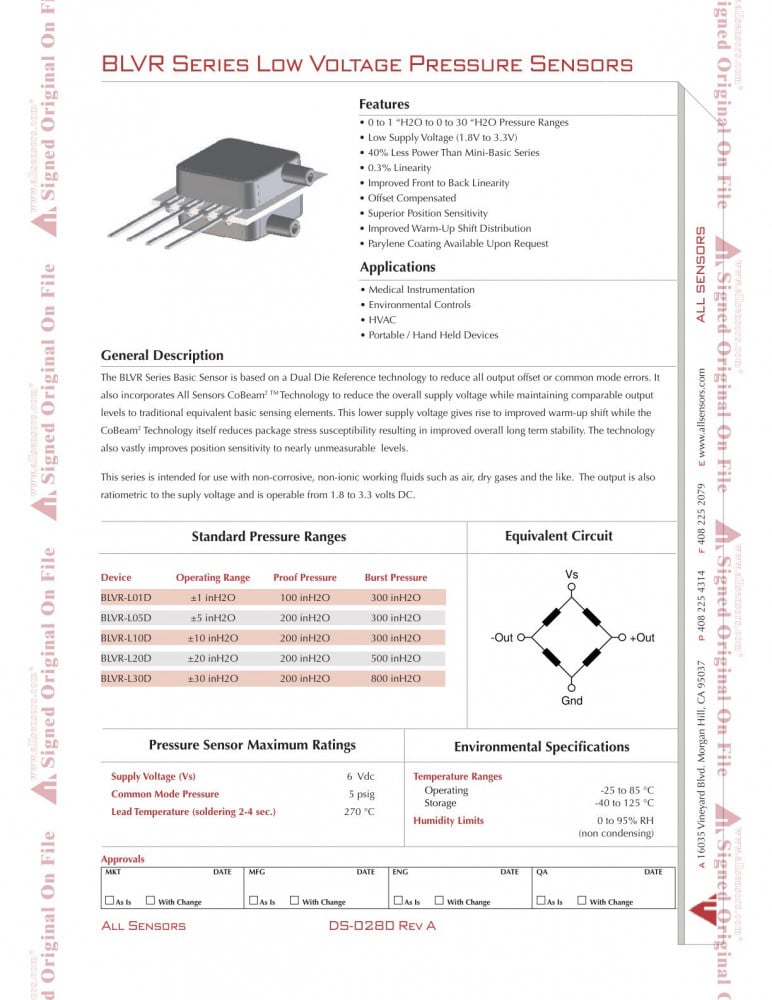 BLVR series datasheet page 1