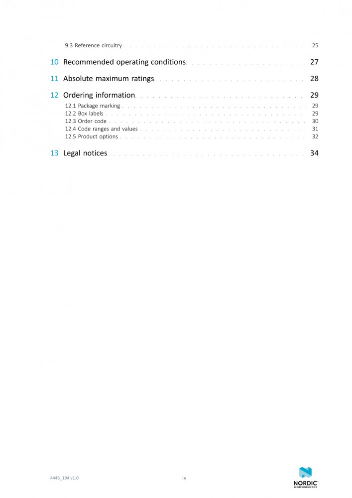 nRF21540 technical document page 4