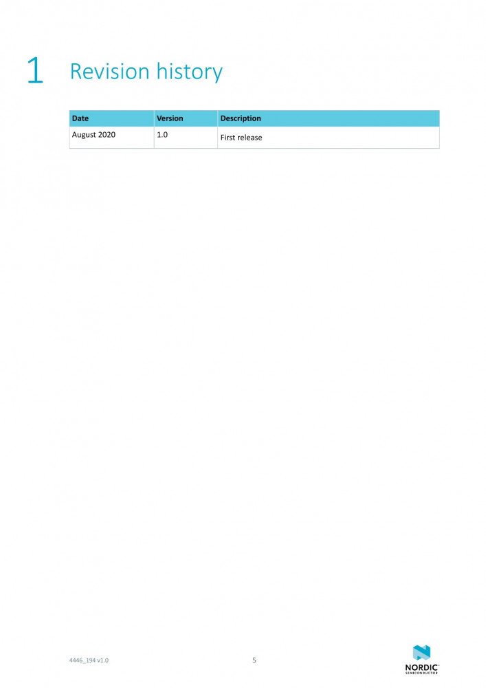 nRF21540 technical document page 5