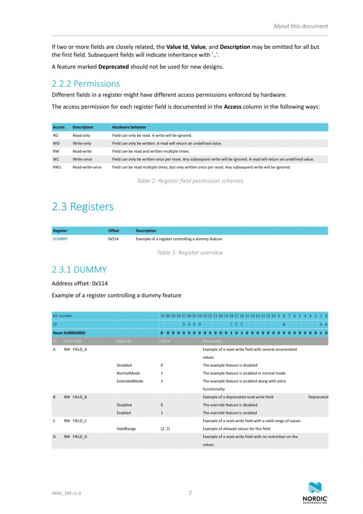 nRF21540 technical document page 7