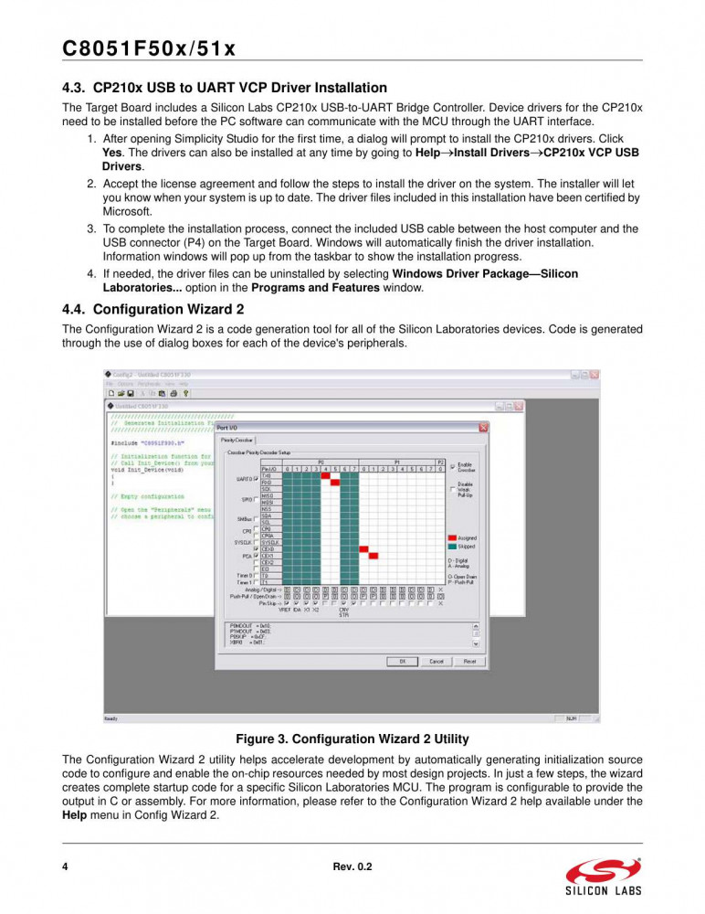 C8051F500-TB-K document page 4