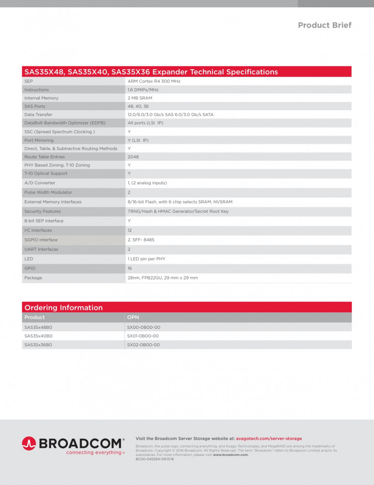 SAS35x series product brief page 3