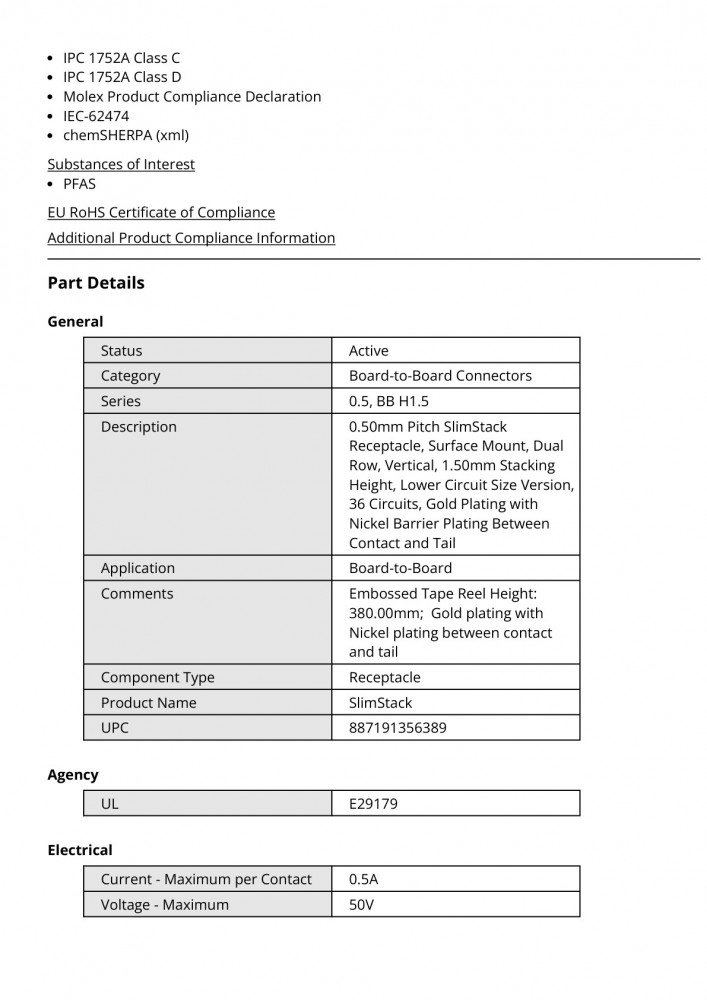 MOLEX 547220364 technical document image 2