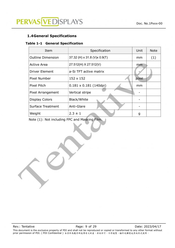 E2154KS0C1 technical document page 9