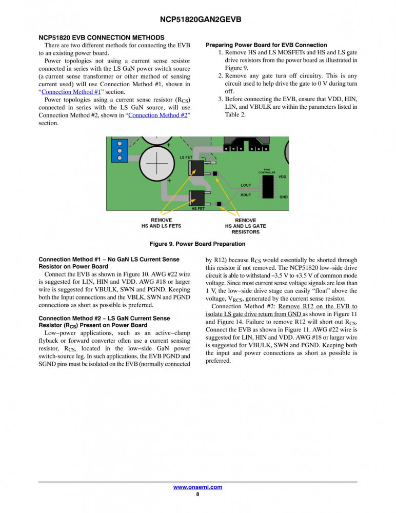 NCP51820GAN2GEVB manual page 8