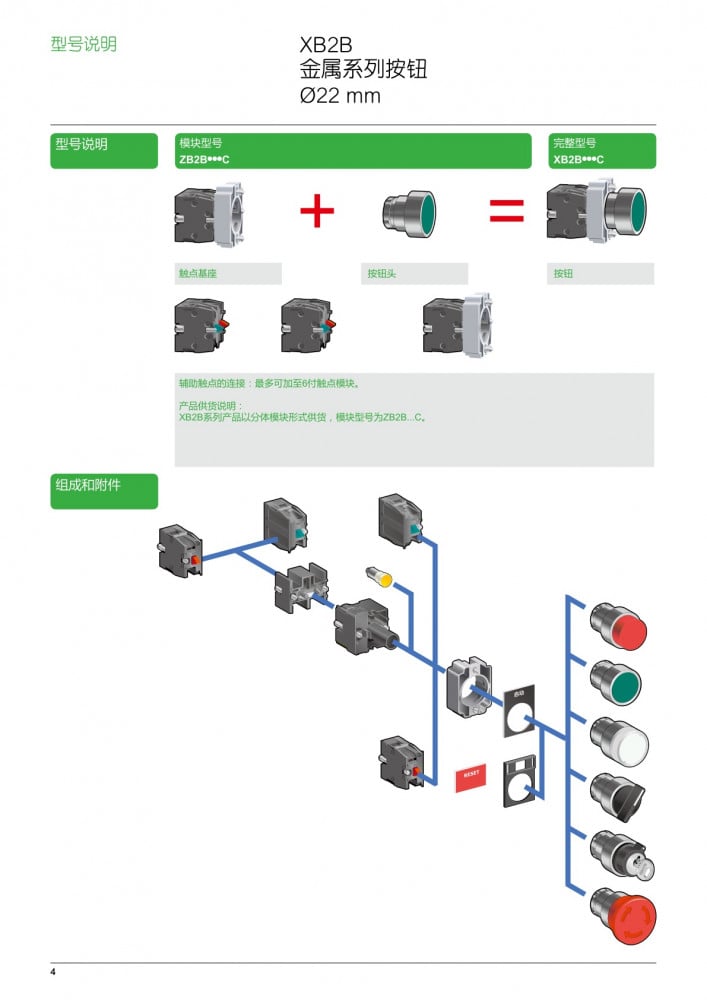 Schneider ZB2-BS64C catalogue page 6
