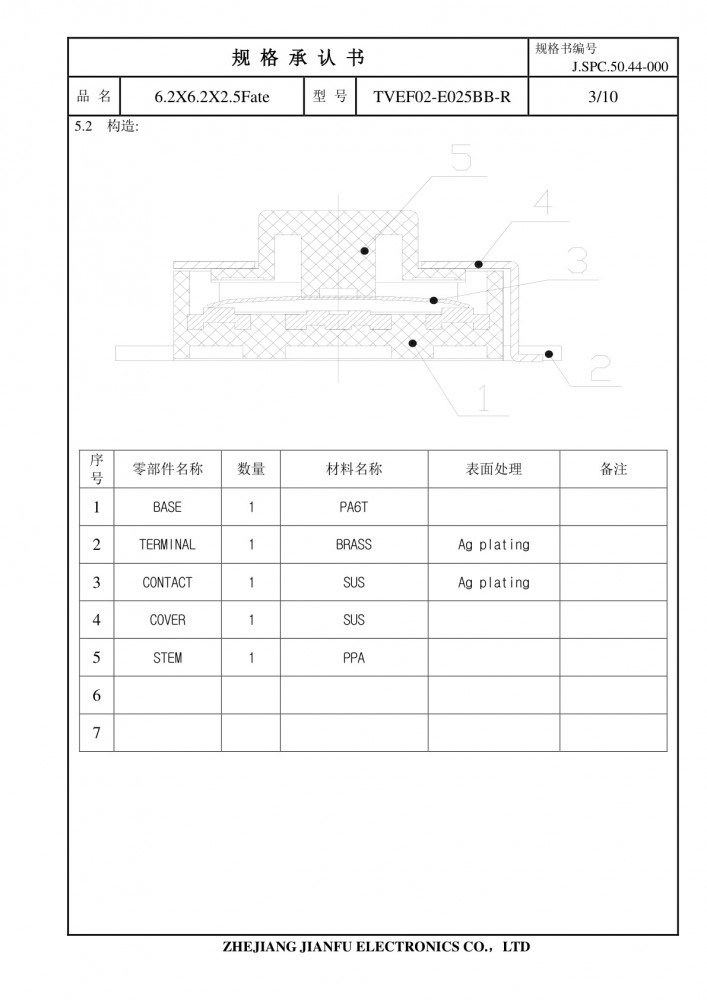 TVEF02-E025BB-R specification page 4