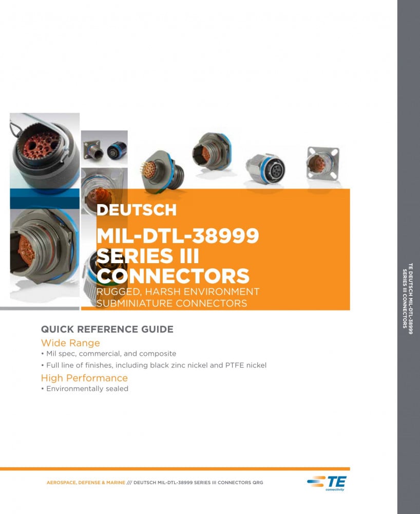 DEUTSCH Series III connector guide page 1