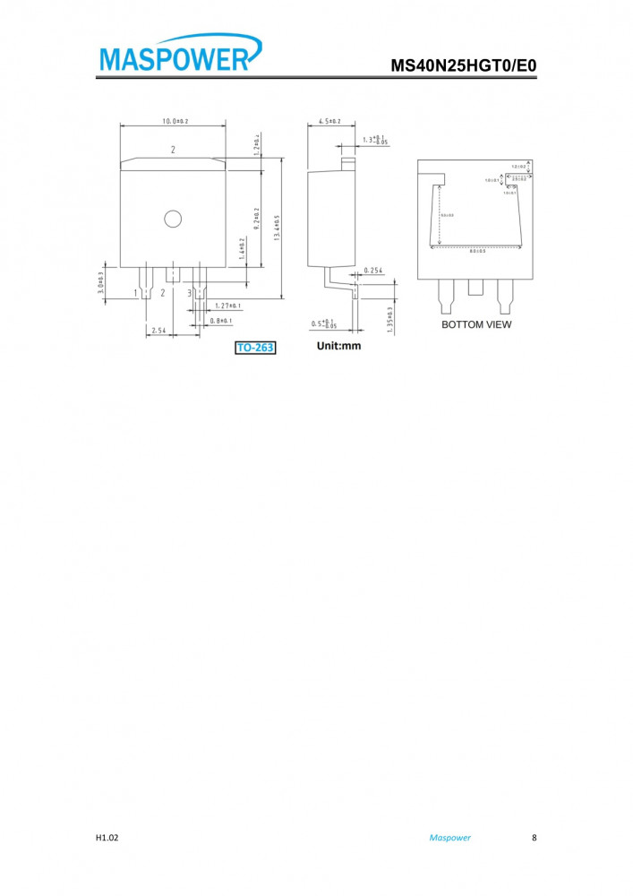 MS40N25HGE0 datasheet page 8
