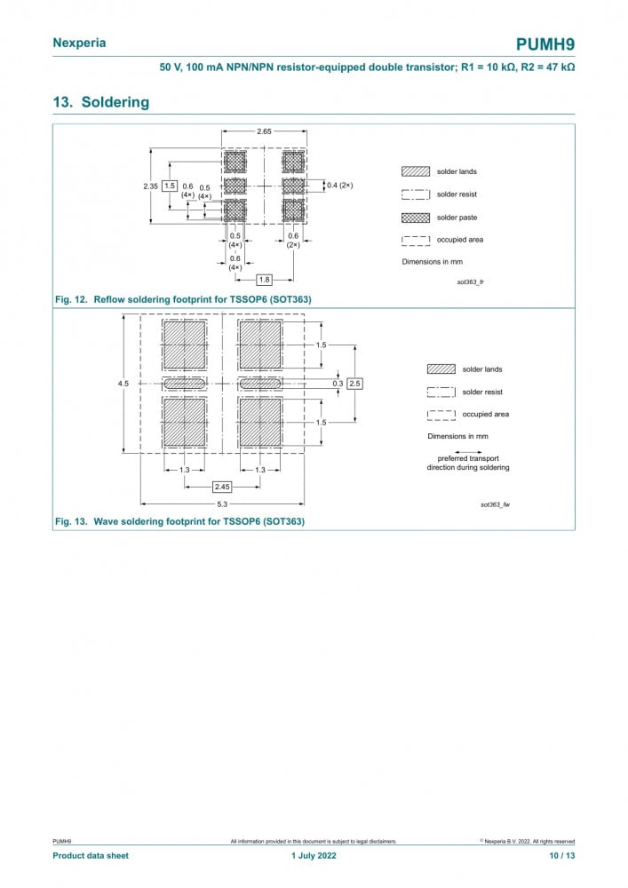 PUMH9 datasheet page 10