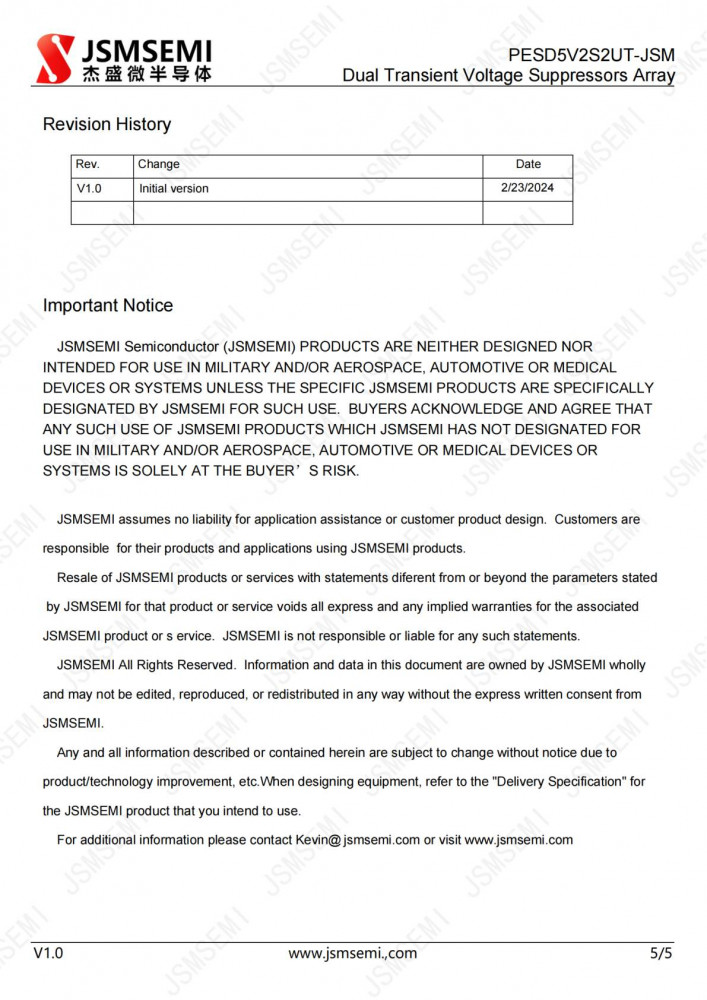 PESD5V2S2UT-JSM datasheet page 5