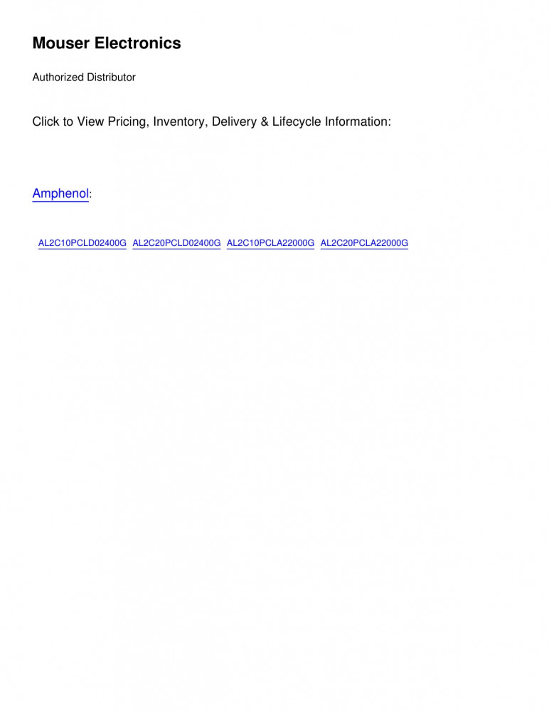 AL2C10PCLD02400G document page 3