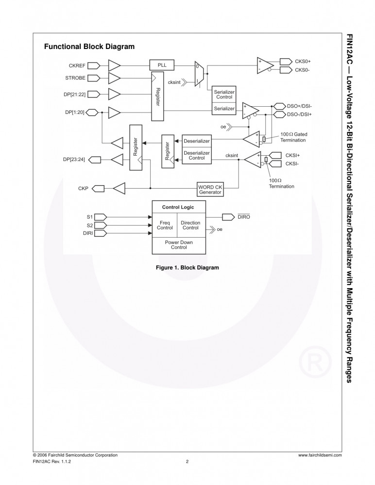FIN12ACGFX technical document page 2