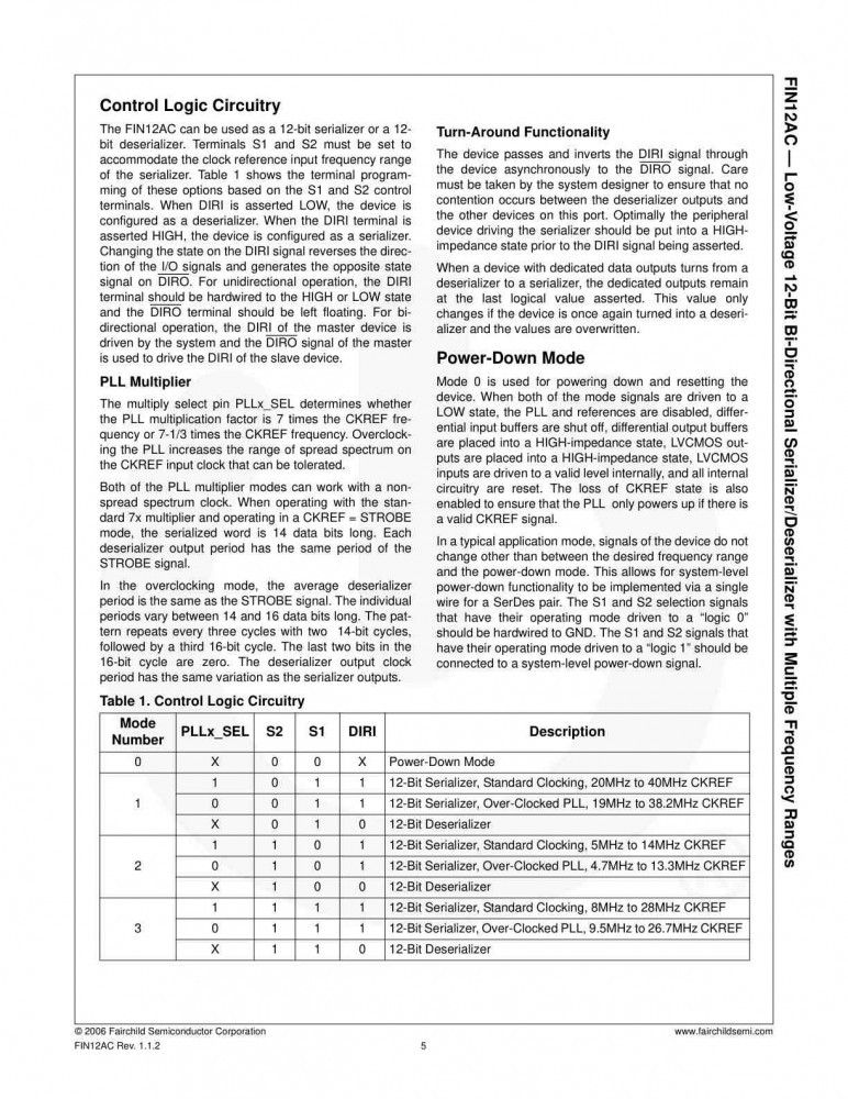 FIN12ACGFX technical document page 5