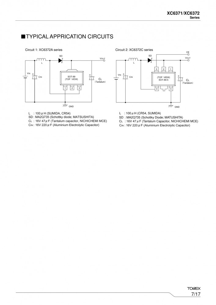XC6371A350PR datasheet page 7