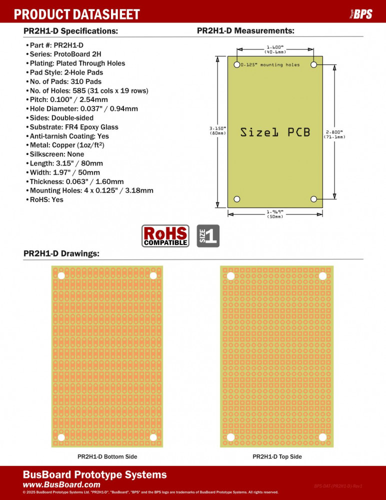 PR2H1-D product documentation image 2