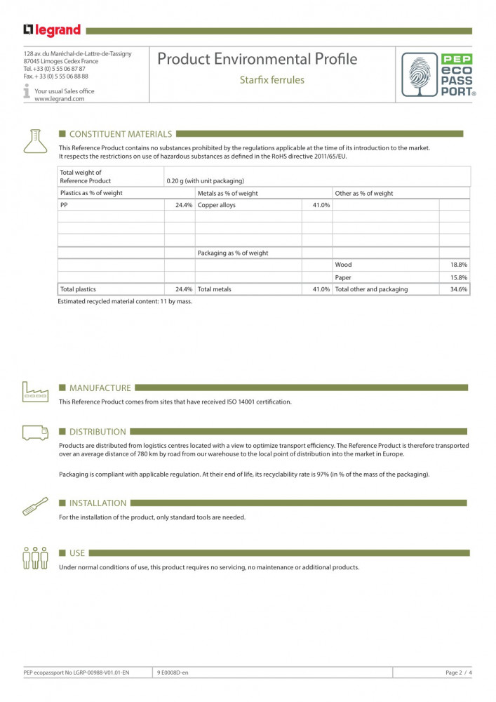 Legrand 037750 document image, page 2