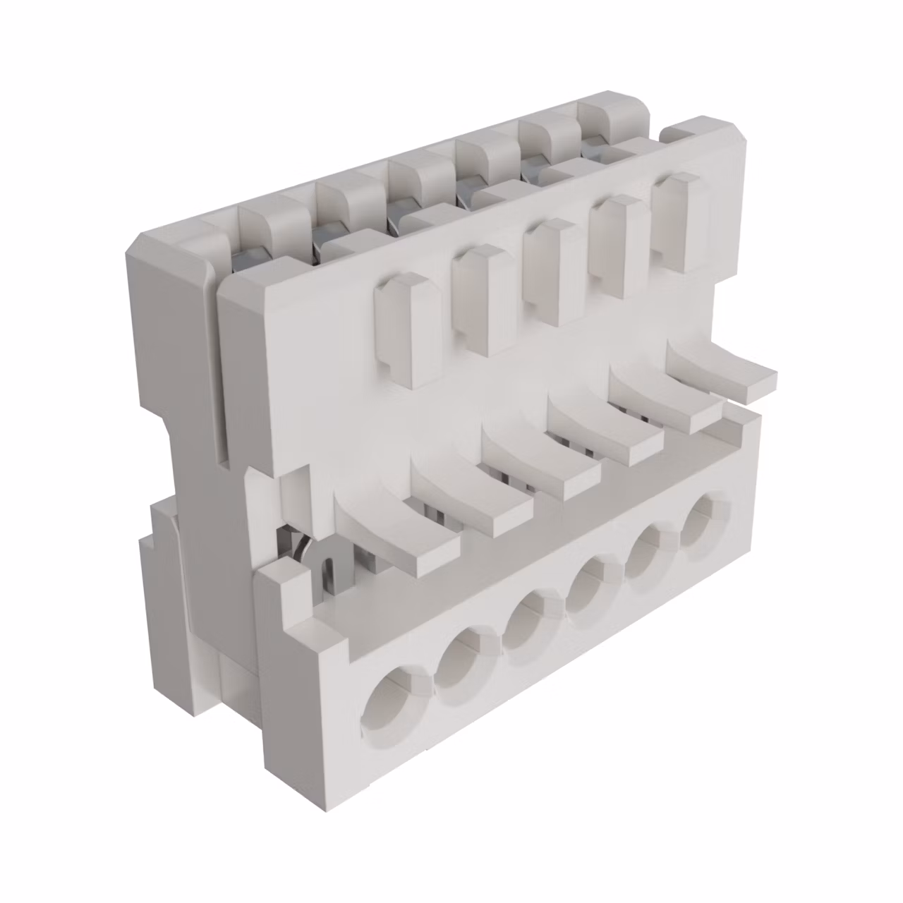 SL Wire-to-Board Header, Surface Mount, Single Row, Vertical, 3.05mm Pocket, Shrouded, 16 Circuits, 0.38µm Gold (Au) Selective Plating