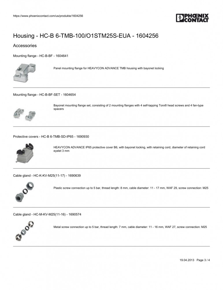 Phoenix Contact 1604256 product document page 3