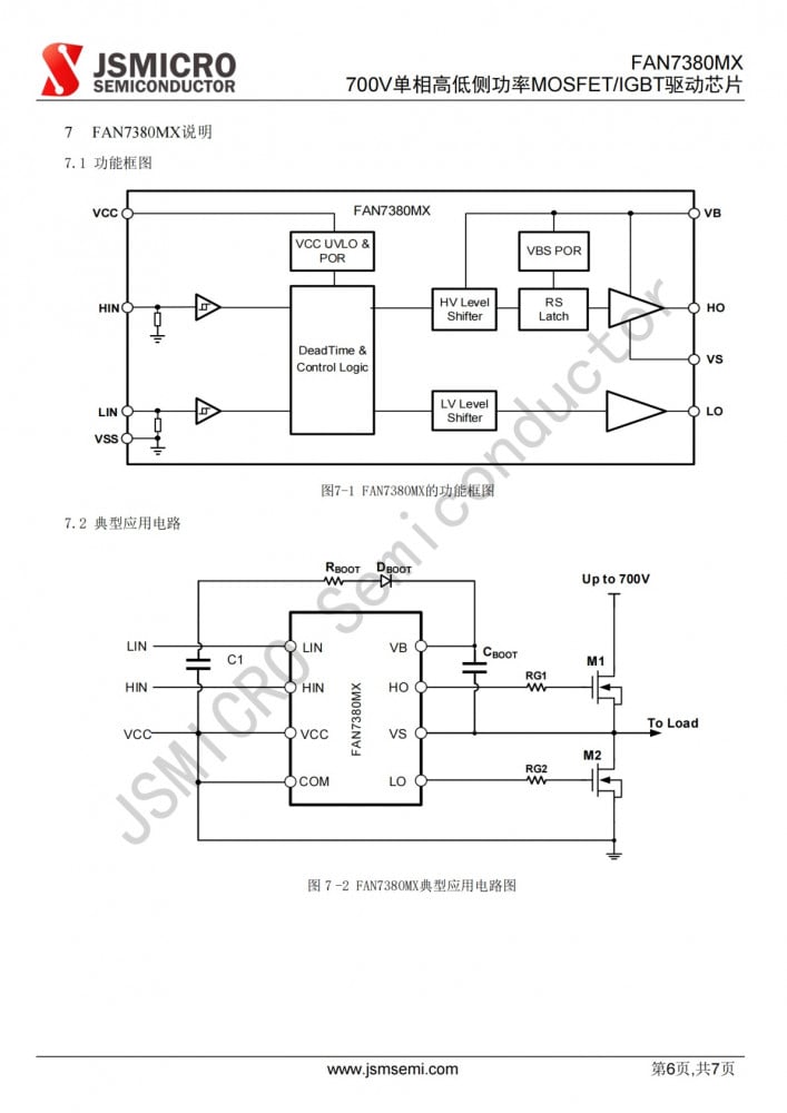 FAN7380MX-JSM datasheet page 6
