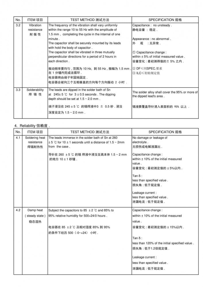 KL series specification page 10