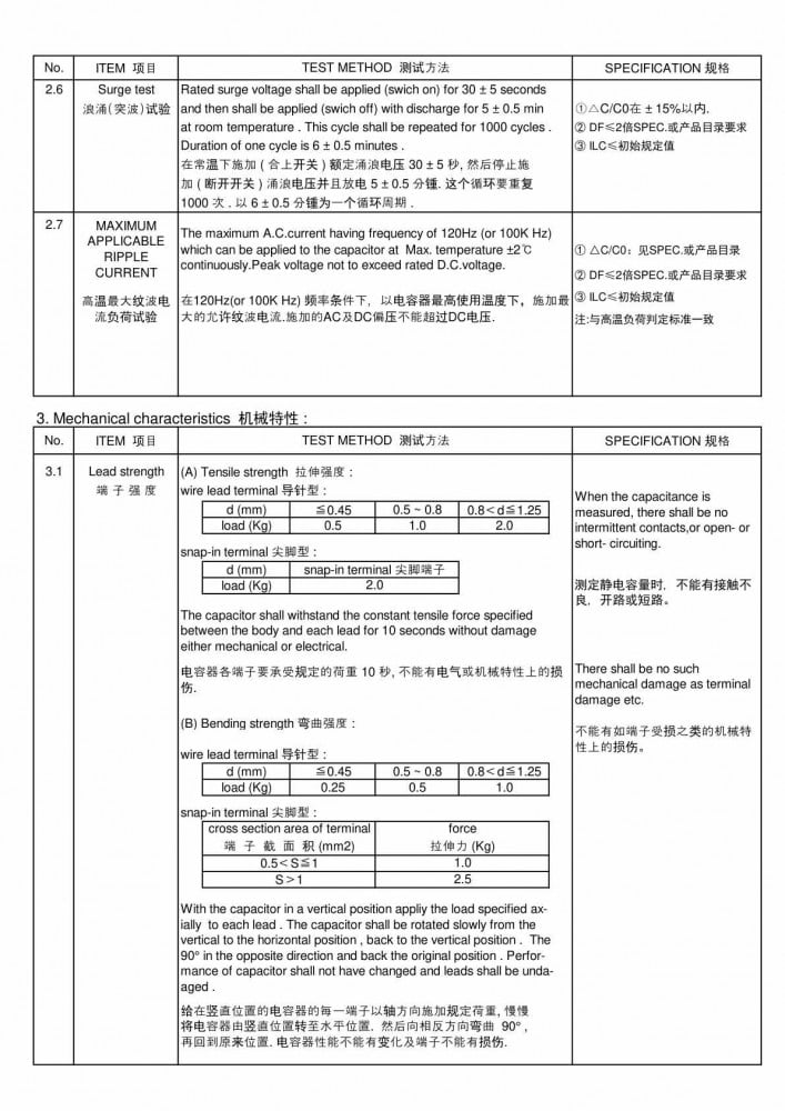 KL series specification page 9