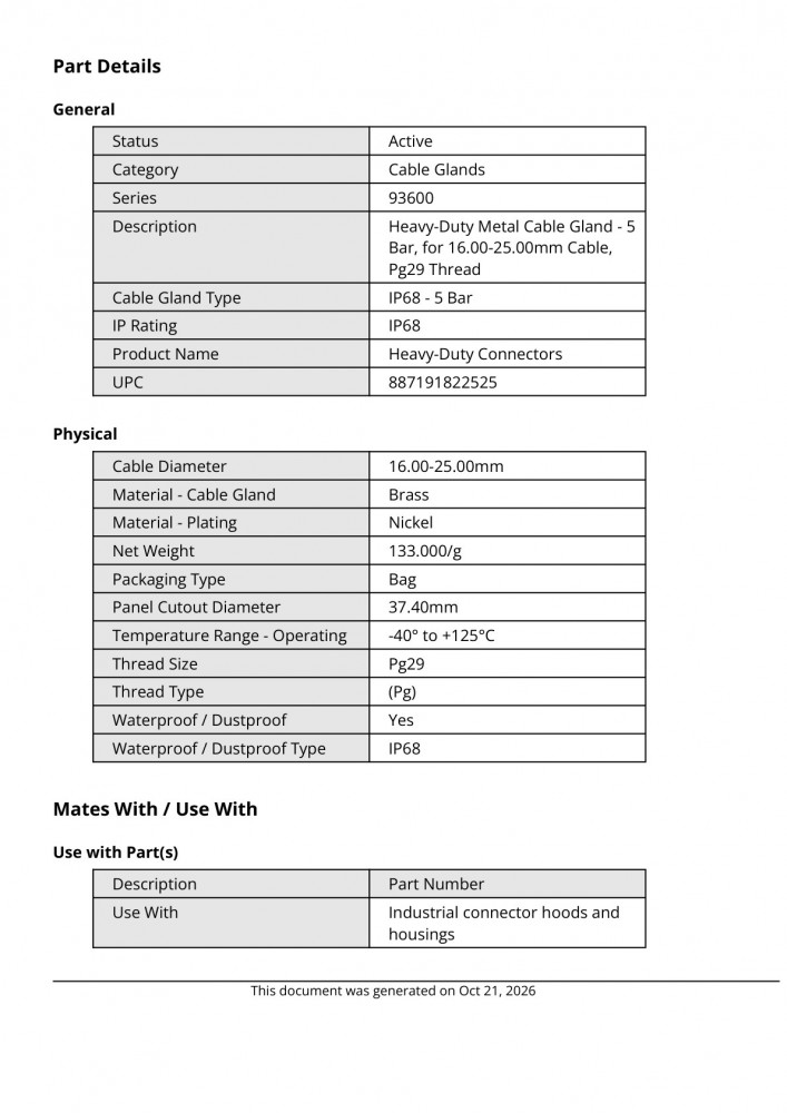 936000020 product document, page 2