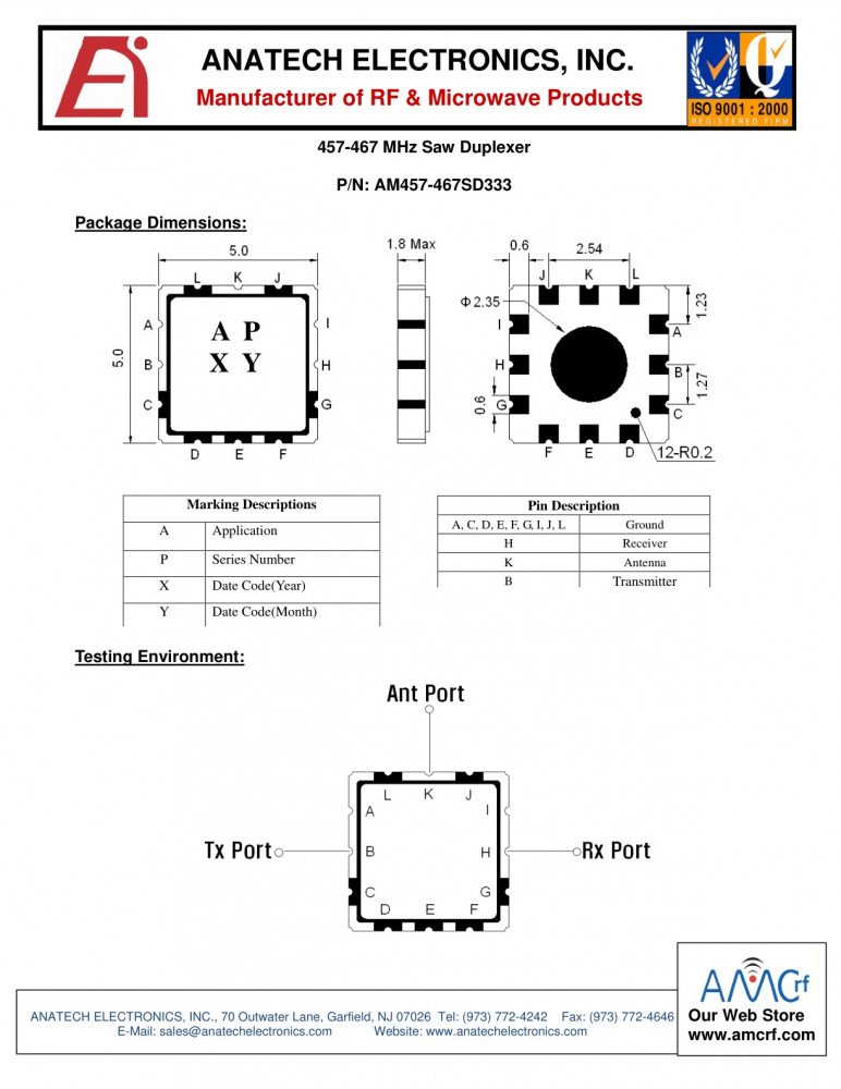 AM457-467SD333 datasheet page 2
