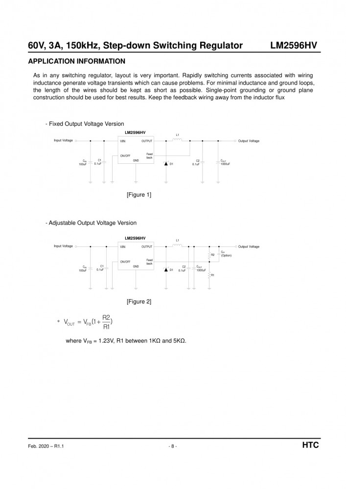 LM2596HV datasheet page 8